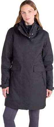 Mountain Warehouse Rain On Veste imperm&eacute;able 3 en 1 pour femme, Noir, 46