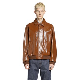 Fendi Lacquered Leather Jacket