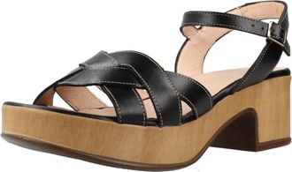 Wonders Femme, Chaussures, Noir, Taille: 38 EU D8860 Sandalia Cerrada Hebilla