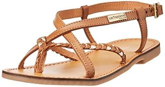 Les Tropeziennes LES TROPEZIENNES PAR M. BELARBI Femme Chou Chaussures Ville Entre-Doigt, Miel-Or, 36 EU