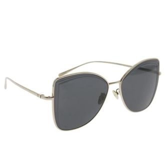 Chanel Pre-owned Teardrop Sonnenbrille aus Metall - - Pre-owned - Herren - Grau - ONE SIZE