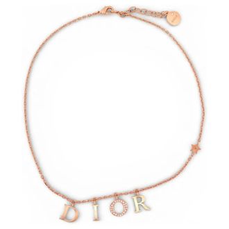 Dior Halskette - NEUE DIOR CHARMS BUCHSTABENH&Atilde;NGER N1308DVOCY12PU - Gr. unisize - in Gold - f&uuml;r Damen