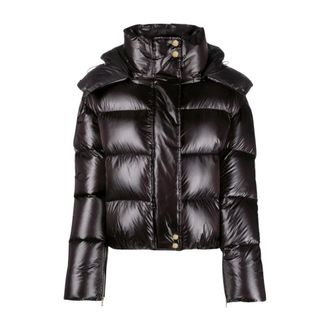 Patrizia Pepe Veste matelass&eacute;e &agrave; capuche - Femme - Vestes - Noir - Taille: 38 FR