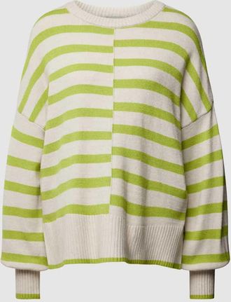 Fransa Oversized Strickpullover mit Streifenmuster Modell Bitte