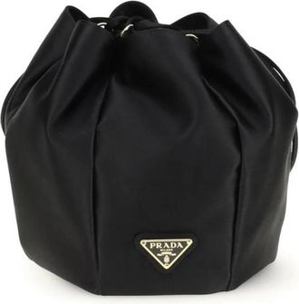 Prada Satin-Beutel - - Bags - Damen - Schwarzk - ONE SIZE
