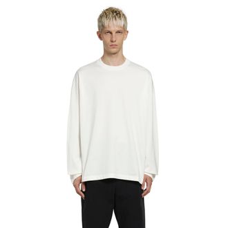 Jil Sander Cotton Crewneck Long Sleeve T-Shirt