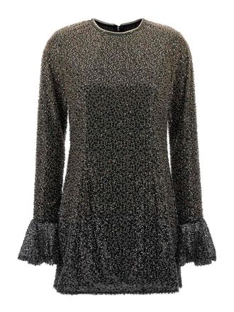 Rotate Robe Courte - Marron