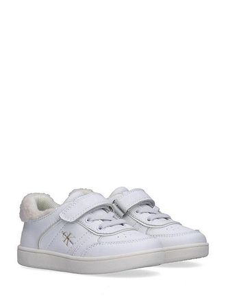 Calvin Klein Sherpa-sneakers Mit Klettverschluss F&uuml;r Kleinkinder Und Kinder - White/ivory - M&auml;dchen - 27