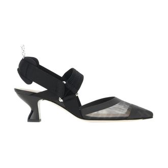 Fendi Colibr&igrave; Medium Slingback - - Shoes - Damen - Schwarzk - 36 1/2 EU