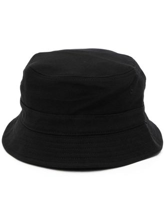 Lacoste bob &agrave; patch logo - Noir