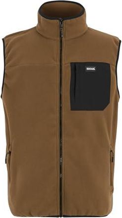 Regatta Body Warmer Frankie Gilet sans Manches en Polaire pour Homme, Brun Noyer, XL