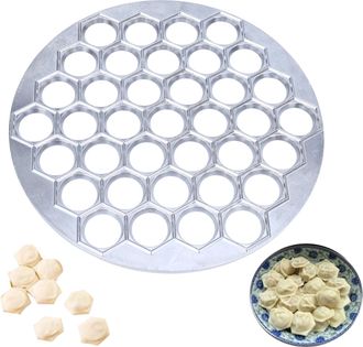 Generico Ravioli-Form, 30,5 cm, Aluminium-Legierung f&uuml;r Wonton-Muffins, multifunktionales und robustes K&uuml;chenwerkzeug, Optionen mit 12 oder 37 L&ouml;chern