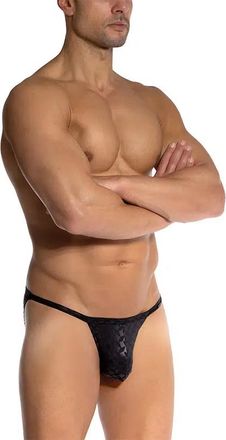 Olaf Benz Herren Tanga schwarz Mikrofaser unifarben