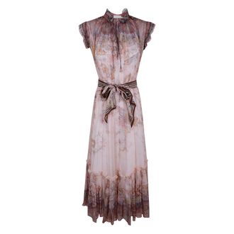 Zimmermann Femme, Robes, Brun, Taille: 40 FR Alchemy Flutter Dress