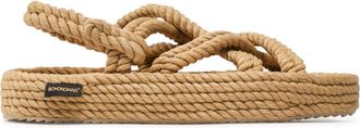 Bohonomad Sandalen Bohonomad Bodrum Platform BOD.0012.PRS Beige