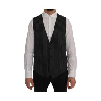 Dolce & Gabbana Staff Einreiher-Weste - - Suits - Herren - Grau - XL