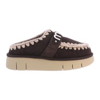 Mou Metal Logo Bounce Clog - - Shoes - Damen - Braun - 40 EU
