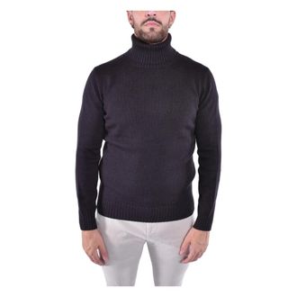 KANGRA Maglione dolcevita in maglia rasata - - Knitwear - Herren - Braun - XL