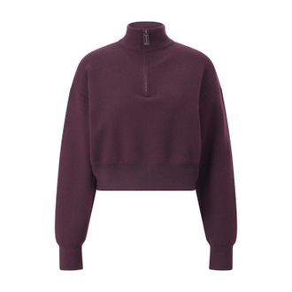 Victoria Beckham Cropped Zip-Pullover
