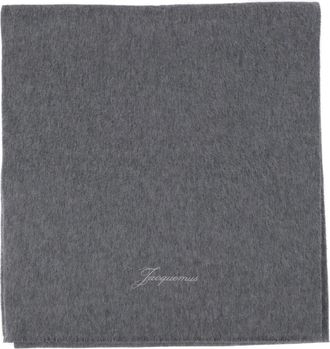 Jacquemus Tücher & Schals - Wool And Cashmere Scarf - Gr. unisize - in Grau - für Damen