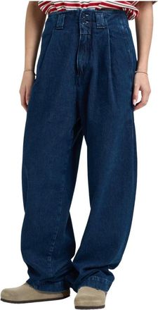 Roy Rogers Femme, Jeans, Bleu, Taille: W25 Eva Wide Jeans