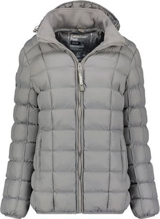 Canadian Peak Bambolineak Lady - Parka Longue Epaisse Chaude Femme Automne Hiver - Manteau Fin Capuche Fausse Fourure - Blouson Coupe Vent - Doudoune Elegante Femme