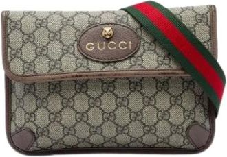 Gucci Sac banane vintage doccasion - Femme - Pre-owned - Beige - Taille: ONE Size