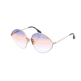 Victoria Beckham Rechteckige Sonnenbrille mit Metallrahmen Grau Verlauf - - Accessories - Damen - Gelb - ONE SIZE