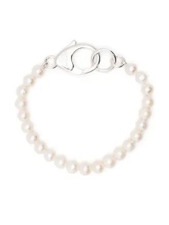 Hatton Labs Klassisches Perlenarmband - Silber
