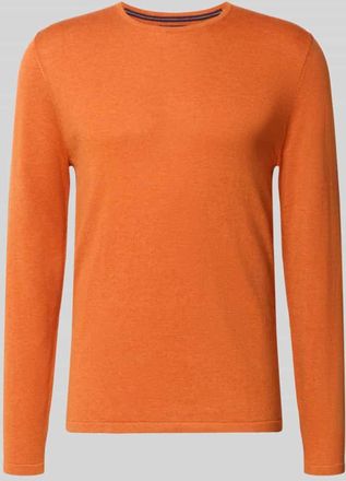 Christian Berg Strickpullover aus Baumwolle mit Rundhalsausschnitt