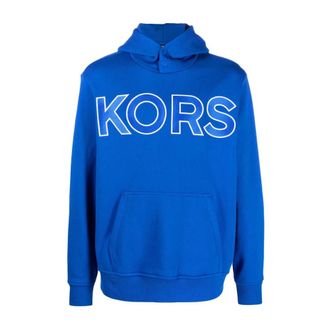 Michael Kors Blaue Oversized Kapuzenpullover - - Sweatshirts & Hoodies - Herren - Blau - L