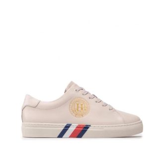 Tommy Hilfiger Elevated Crest Sneakers - - Shoes - Damen - Beige - 39 EU