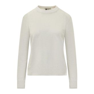 Max Mara Damen, Strickwaren, Wei&szlig;, MGr&ouml;&szlig;e