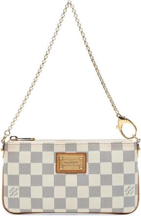 Louis Vuitton Crossbody Bags - Damier Azur Pochette Milla MM - Gr. unisize - in Weiß - für Damen