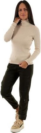 Only ONLKAROL L/S Rollneck Pullover KNT Noos Sweater, Pierre de Pumice-Détails : mélange, S Femme