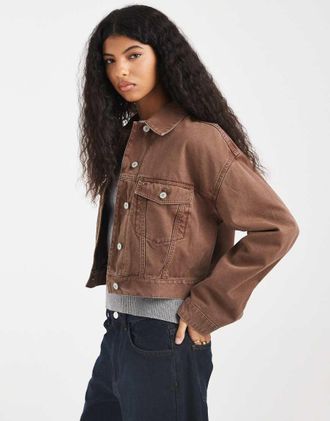 Tommy Jeans Essential - Veste camionneur - Marron-Brown