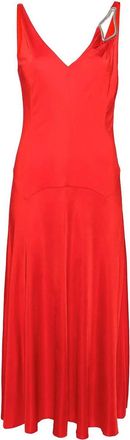 Lanvin Knielanges Kleid - Rot
