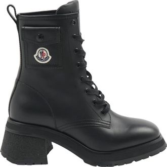 Moncler Femme, Chaussures, Noir, Taille: 41 EU Gigi Bottines &agrave; lacets