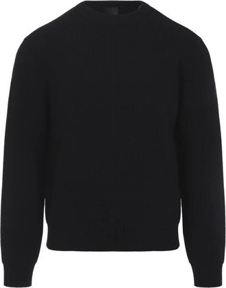 Moncler Homme, Pulls, Noir, Taille: XL Col Rond