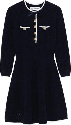 Self Portrait Femme, Robes, Bleu, Taille: 38 FR Dress Self-portrait