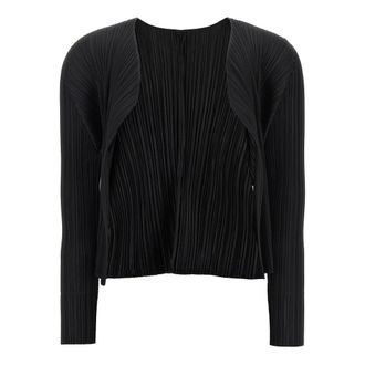 Issey Miyake Damen, Strickwaren, Schwarzk, 2XLGröße