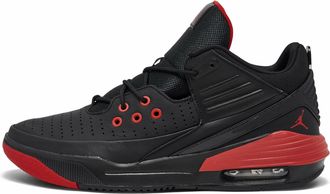 Nike Nike Unisex Jordan Max Aura 5 Basketballschuh, Black/Black/University Red, 44 EU