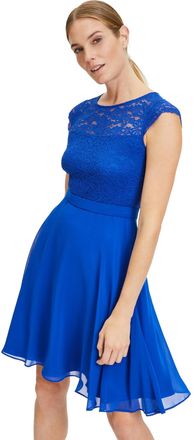 Vera Mont Damen 0255/4825 Kleid, Jewel Blue, 40