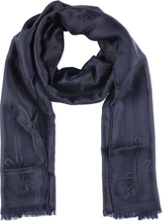 Herm&egrave;s Herm&egrave;s Blue Les Sangles Stole 180x43 cms