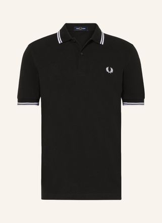 Fred Perry Piqu&eacute;-Poloshirt schwarz