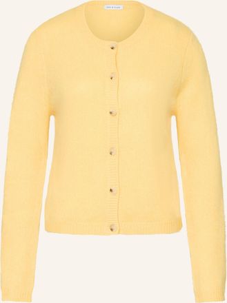 Mrs & Hugs Mrs & Hugs Strickjacke Mit Cashmere gelb