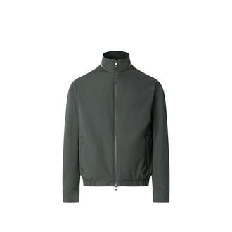 Fa&ccedil;onnable Blouson uni &agrave; col montant