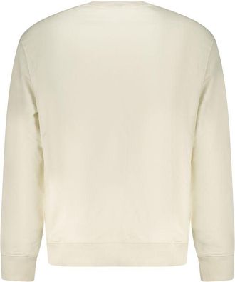 Calvin Klein Logo-Embroidered Cotton Sweatshirt - White