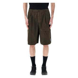 C.P. Company Microreps Boxy Cargo Shorts - - Shorts - Herren - Gr&uuml;n - 2XL