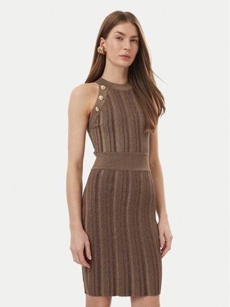 Guess Strickkleid G6BK40 Z1923 Goldfarben Slim Fit